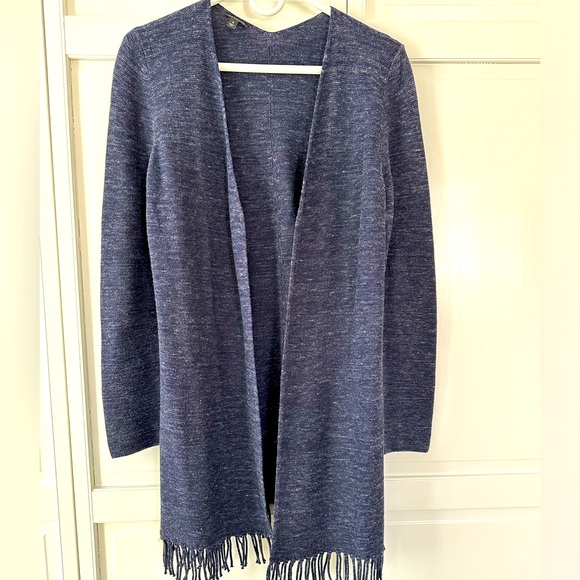 Talbots | Sweaters | Fringed Hem Duster | Poshmark